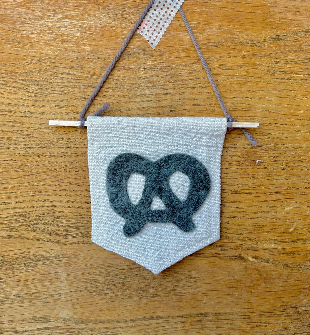 Pretzel Mini Banner - Etsy