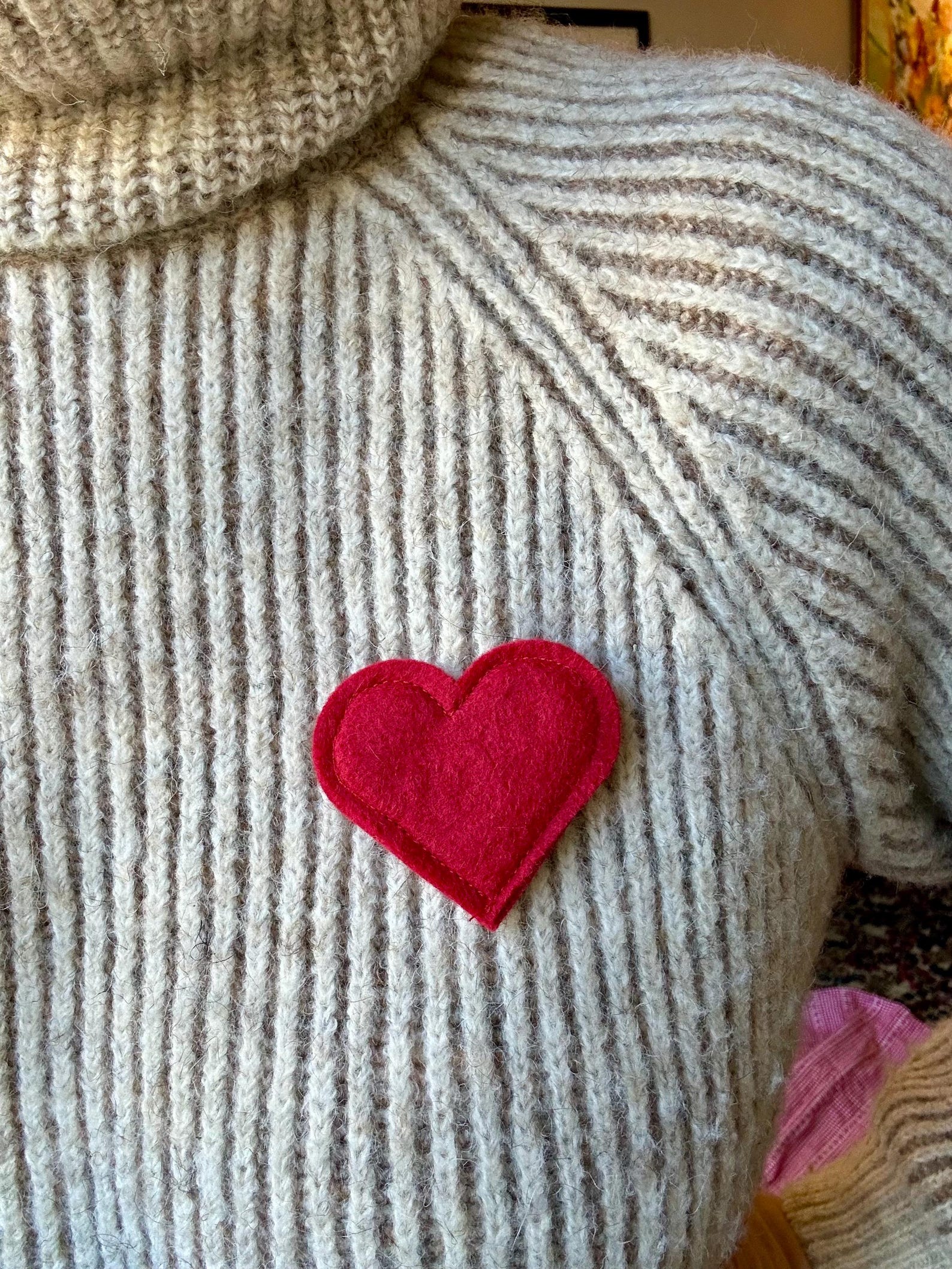 Five Pack of Handmade Heart Shaped Pins for Valentine's Day - Etsy