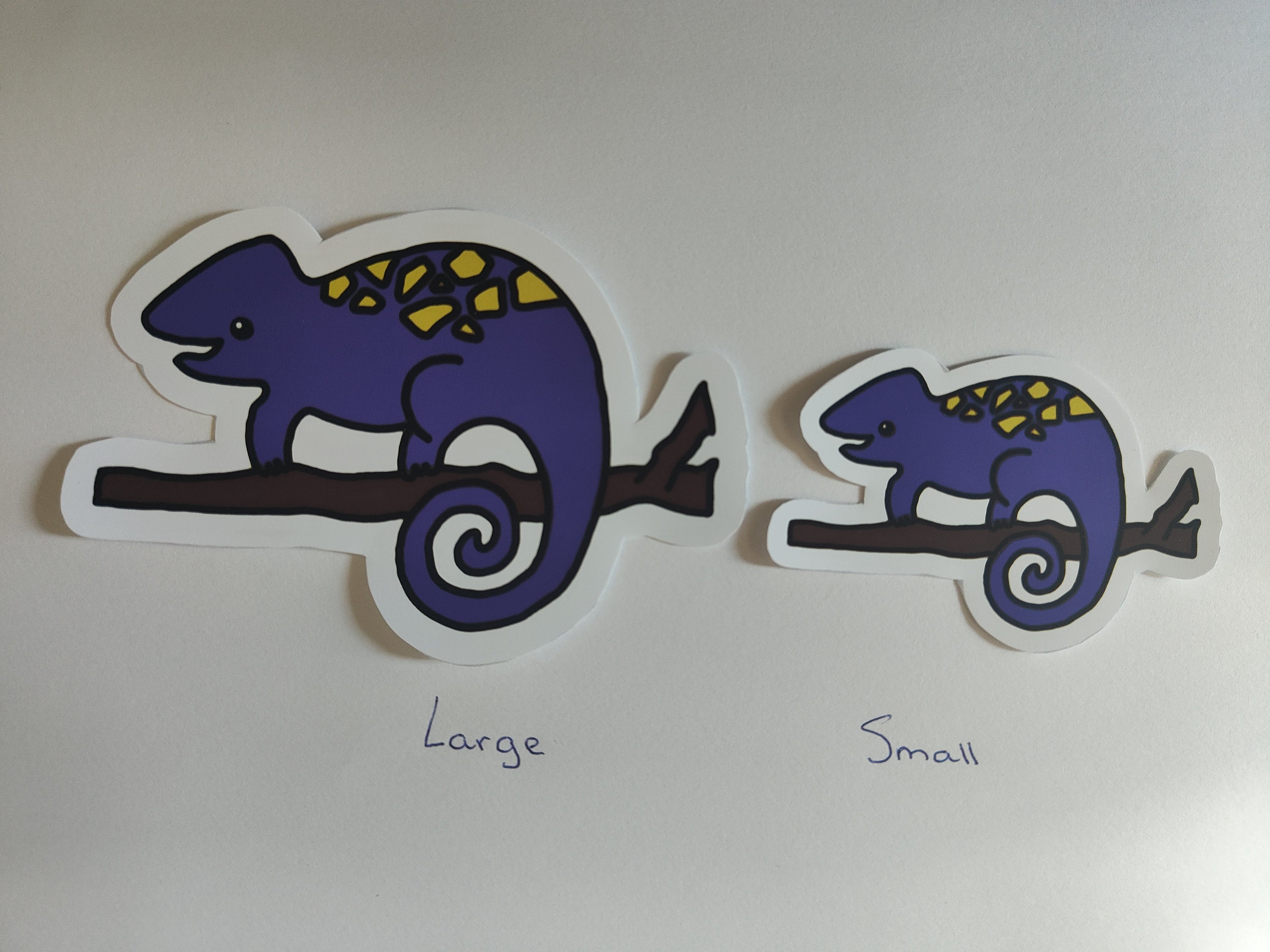 Chameleon Sticker Vinyl Sticker Animal Sticker Cute Sticker - Etsy
