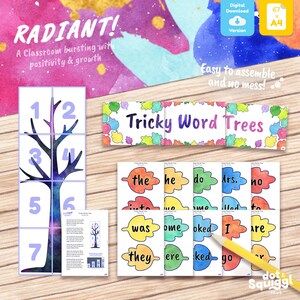 Tricky Words Tree Classroom Display: Phonics Learning (digital Download ...