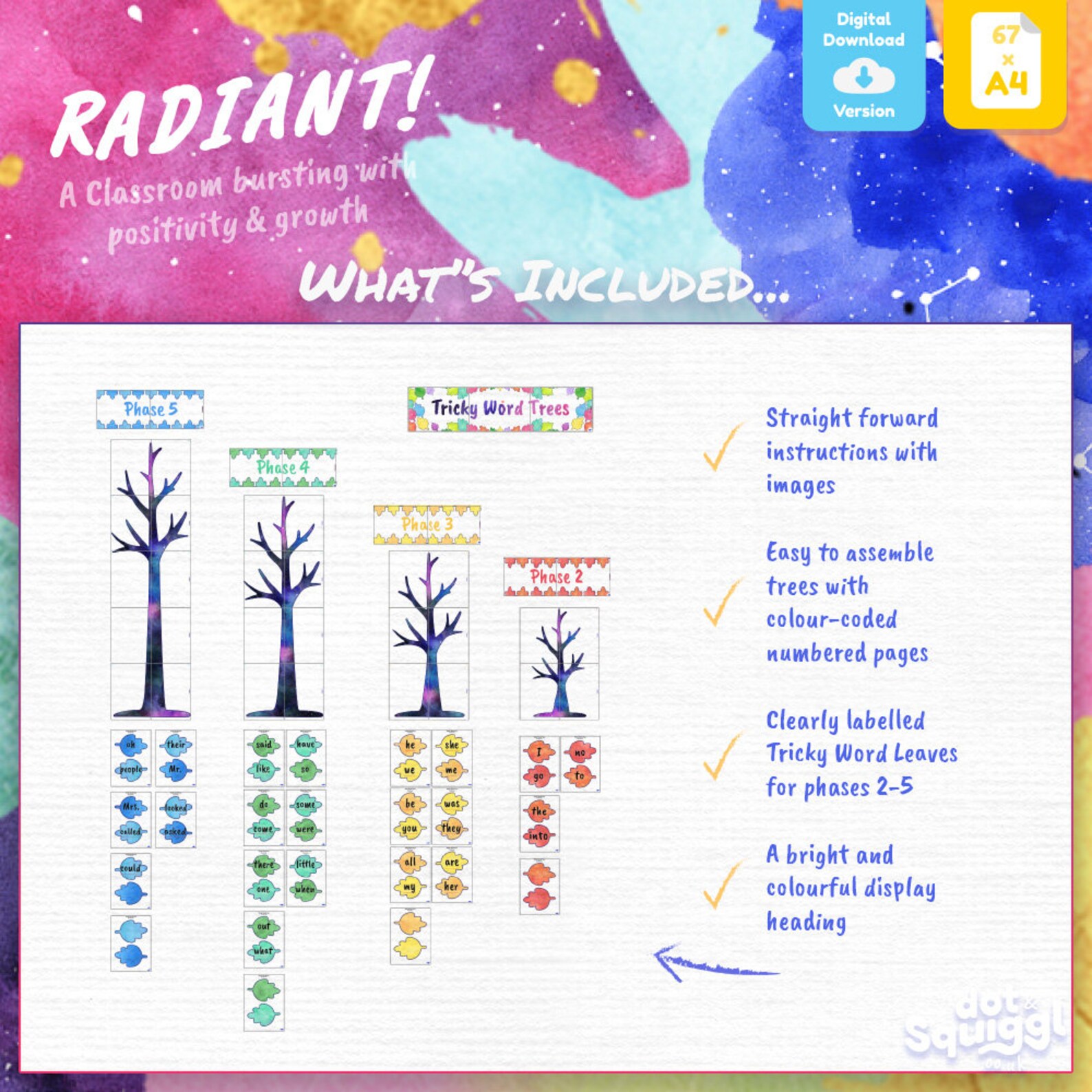Our Magic Tricky Words Trees - Boost Literacy Skills With a Fun and ...