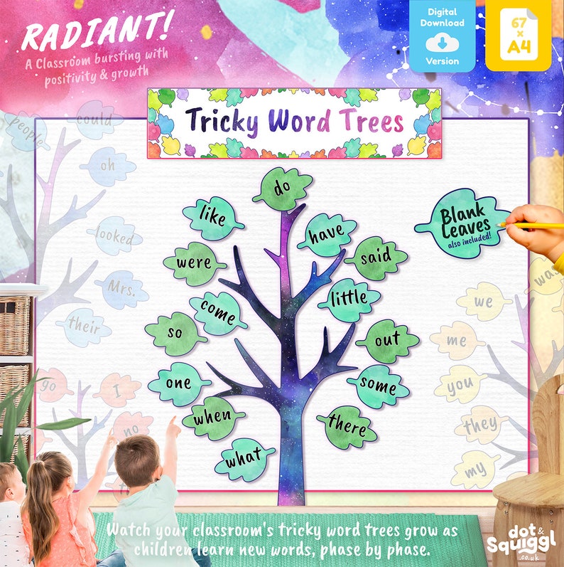 Our Magic Tricky Words Trees - Boost Literacy Skills With a Fun and ...