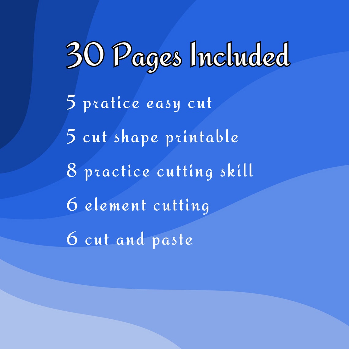 Scissor Skills Exercices, Scissor Practice Cut and Paste, Shape ...