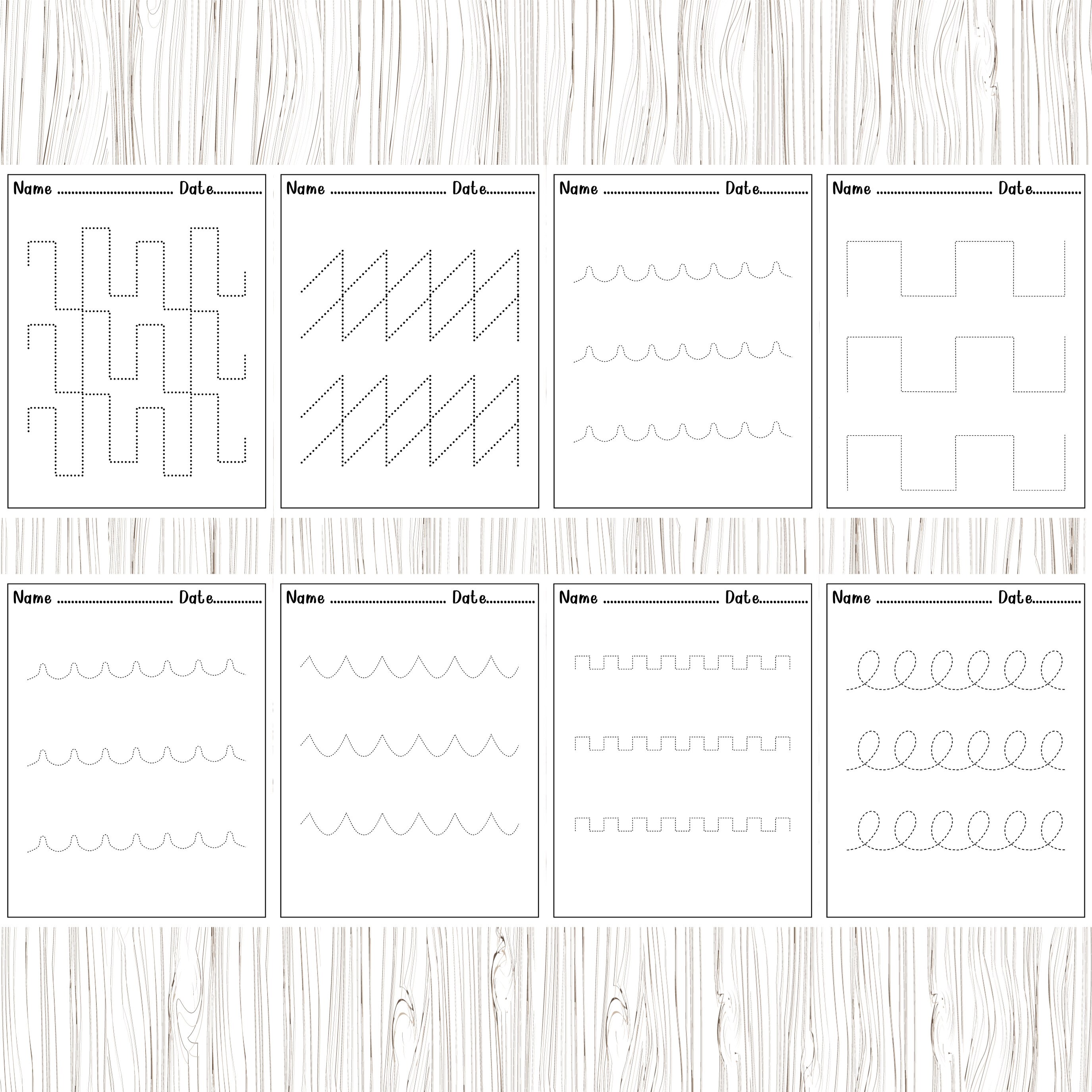 Preschool Tracing Worksheets,shape Tracing,line Tracing,object Tracing ...
