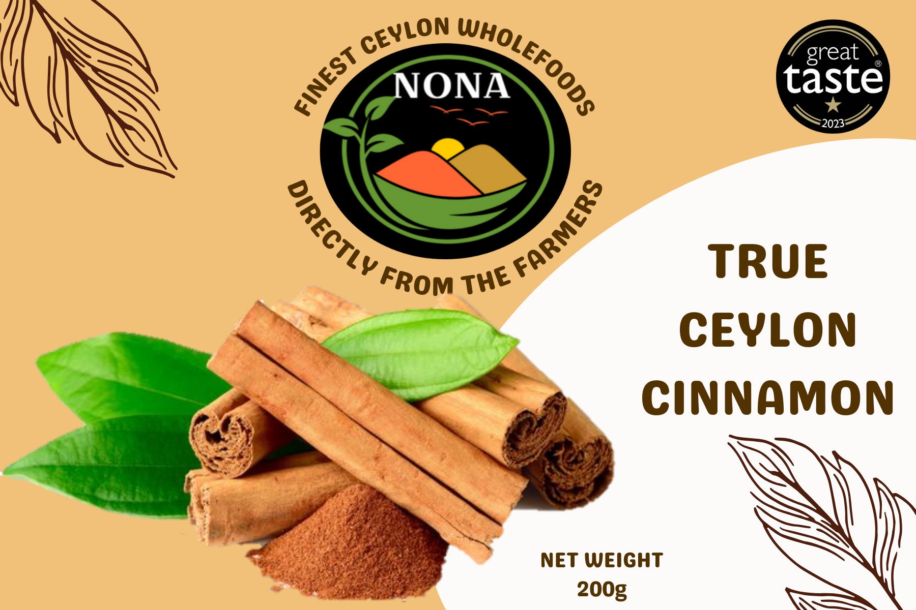 True Ceylon Cinnamon Powder |100% Authentic | Cinnamon Ground | Premium ...