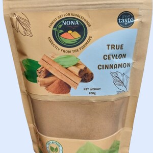 True Ceylon Cinnamon Powder |100% Authentic | Cinnamon Ground | Premium ...