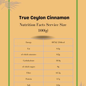 True Ceylon Cinnamon Powder |100% Authentic | Cinnamon Ground | Premium ...