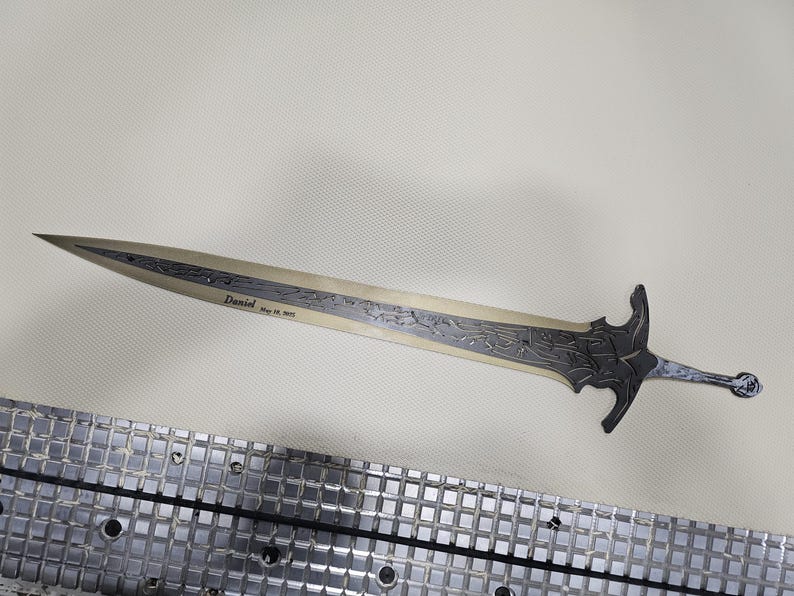 Spirit of the Sword – Faith-inspired Metal Art Display - Etsy