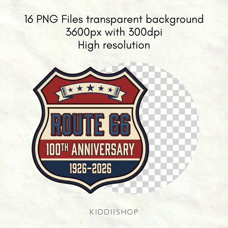 Route 66 100th Anniversary Design Bundle PNG No.1 – Retro Americana ...