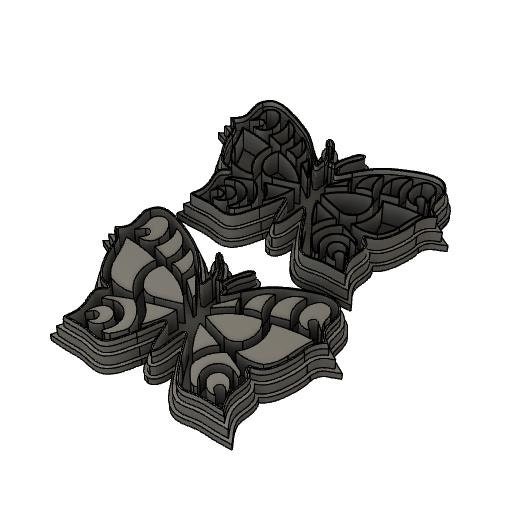 Butterfly 2 3D Stl File digital File for Polymer Clay - Etsy