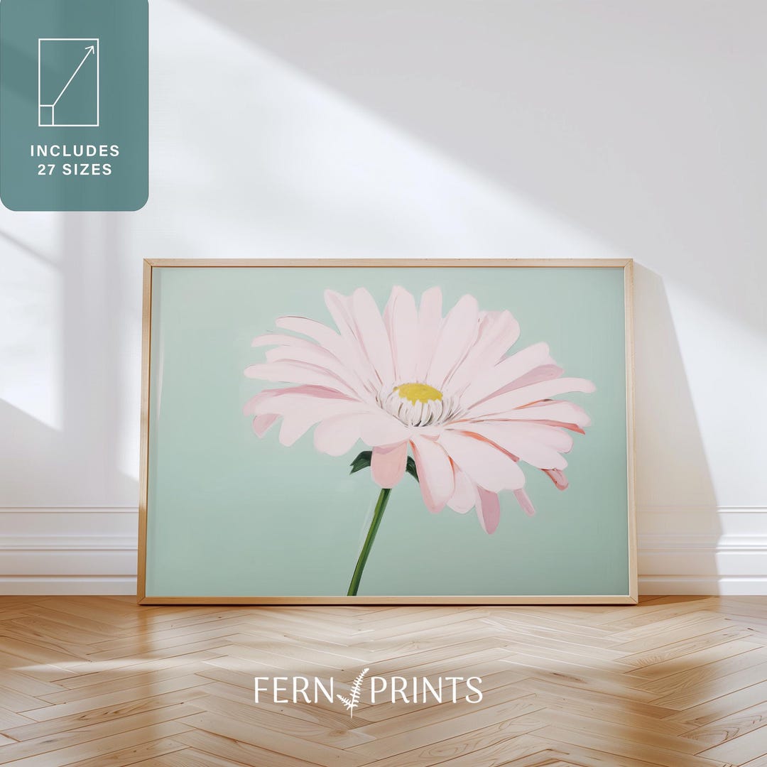 Pink Wall Art Teen Room Decor Spring Home Decor Teen Bedroom Art ...