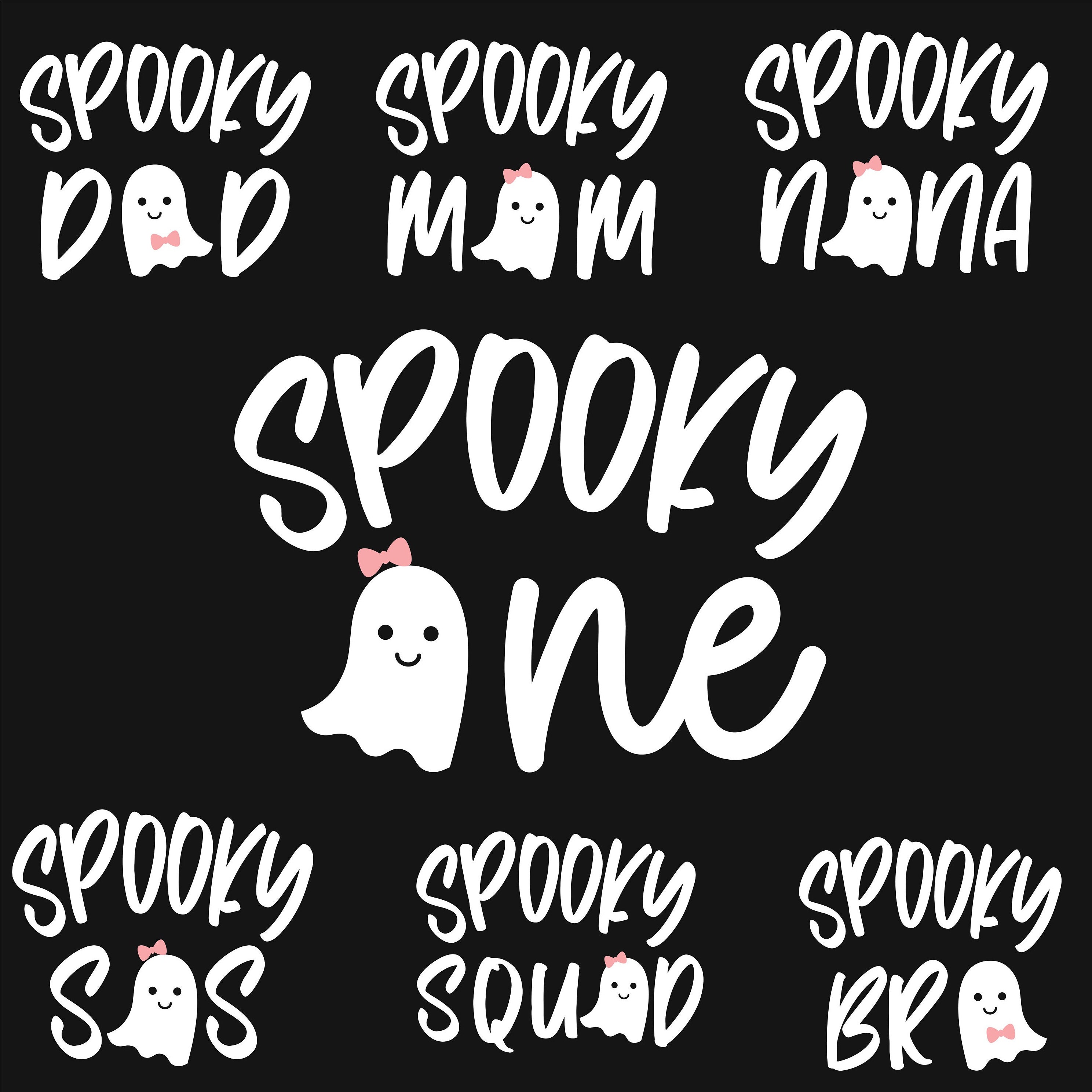 Spooky One Family Bundle SVG - Etsy