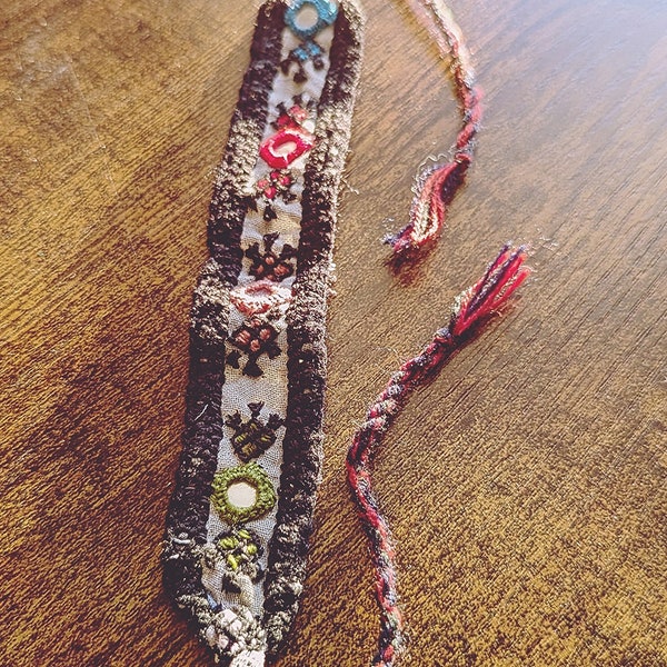 Embroidery Bracelet - Etsy