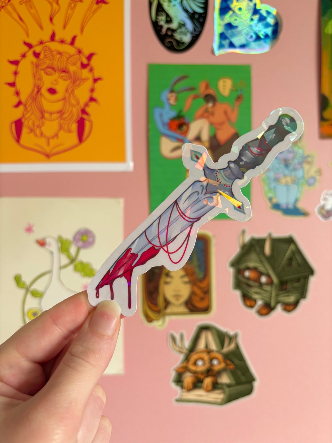 Baldur's Gate 3 Astarion-inspired Holographic Dagger Sticker - D&D, RPG ...