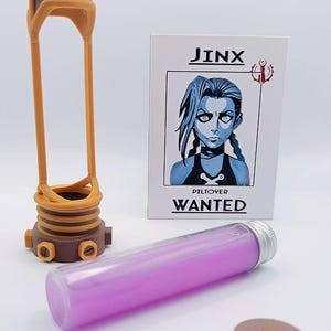 Arcane Shimmer Vial, Hextech Crystal & Jinx Poster Set - Etsy