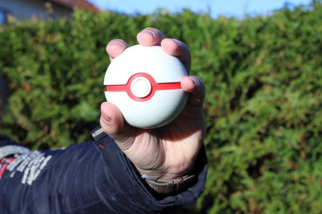 Custom-made 3D Printed Realistic Functional Poké Ball With Poké Coin ...
