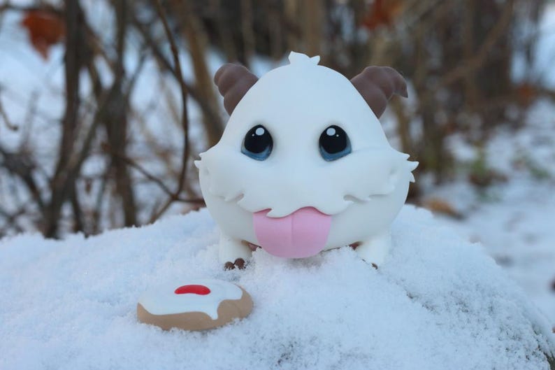 3D Printed Poro With Poro-snax Figure: League of Legends and Arcane ...