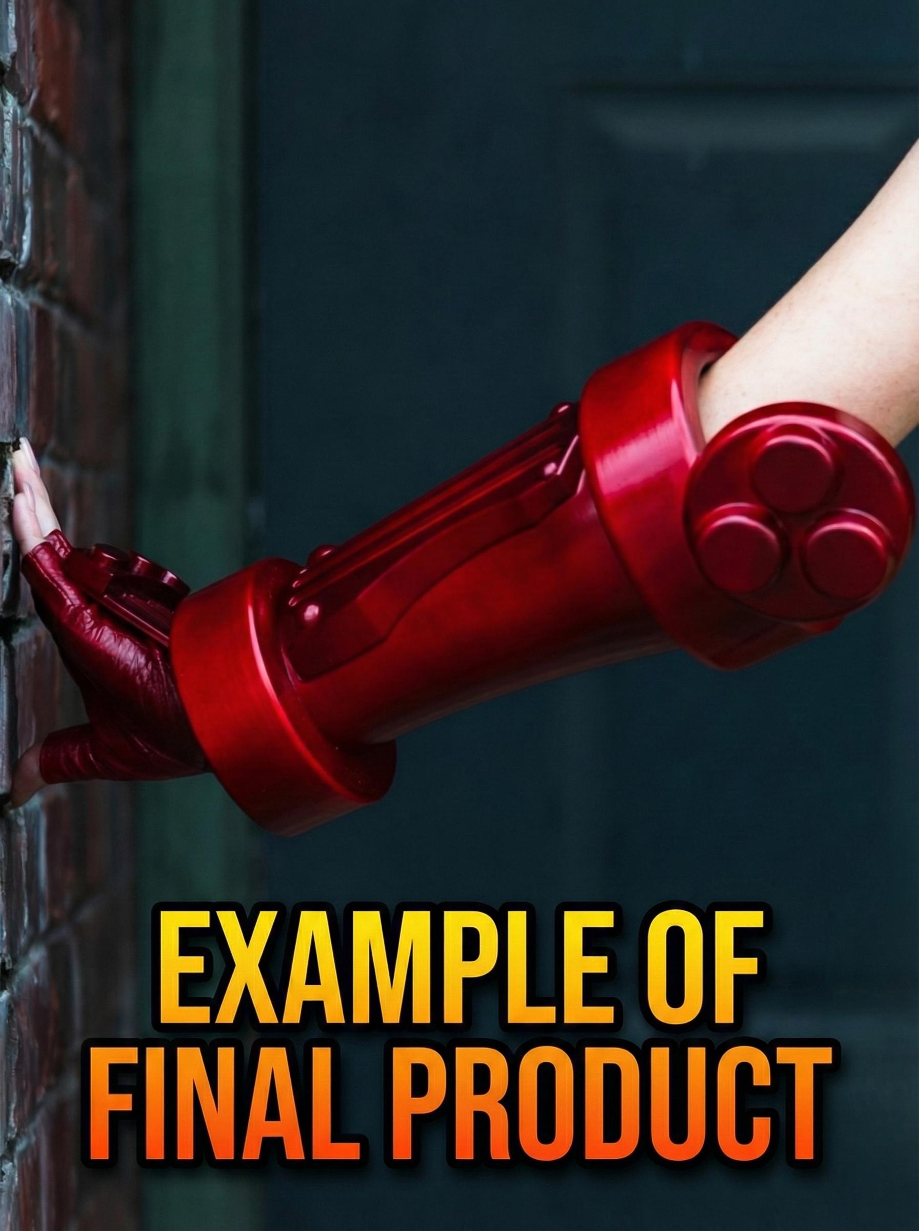 Custom-made 3D Printed Cammy White Gauntlets: Street Fighter Cosplay ...
