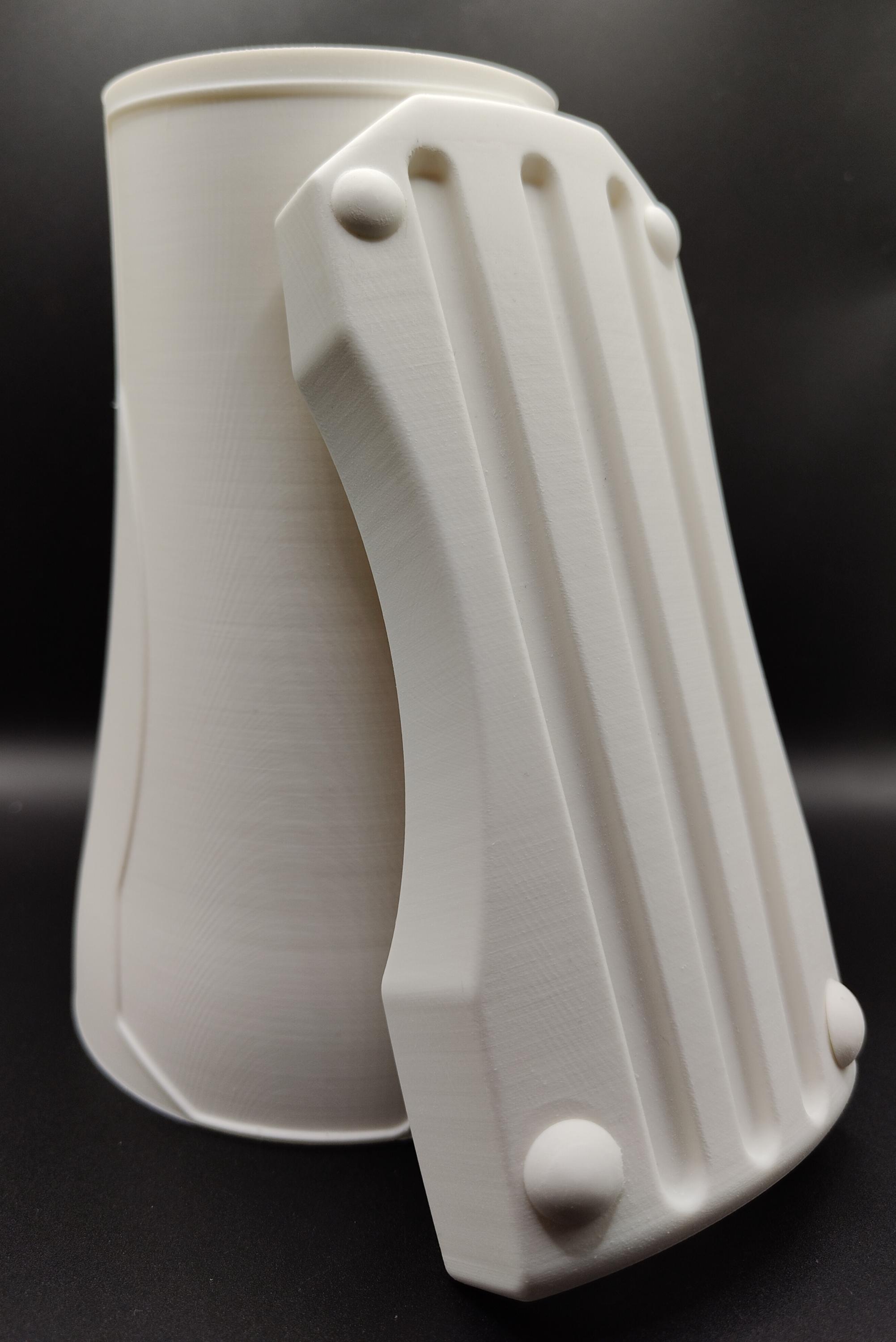 Custom-made 3D Printed Cammy White Gauntlets: Street Fighter Cosplay ...
