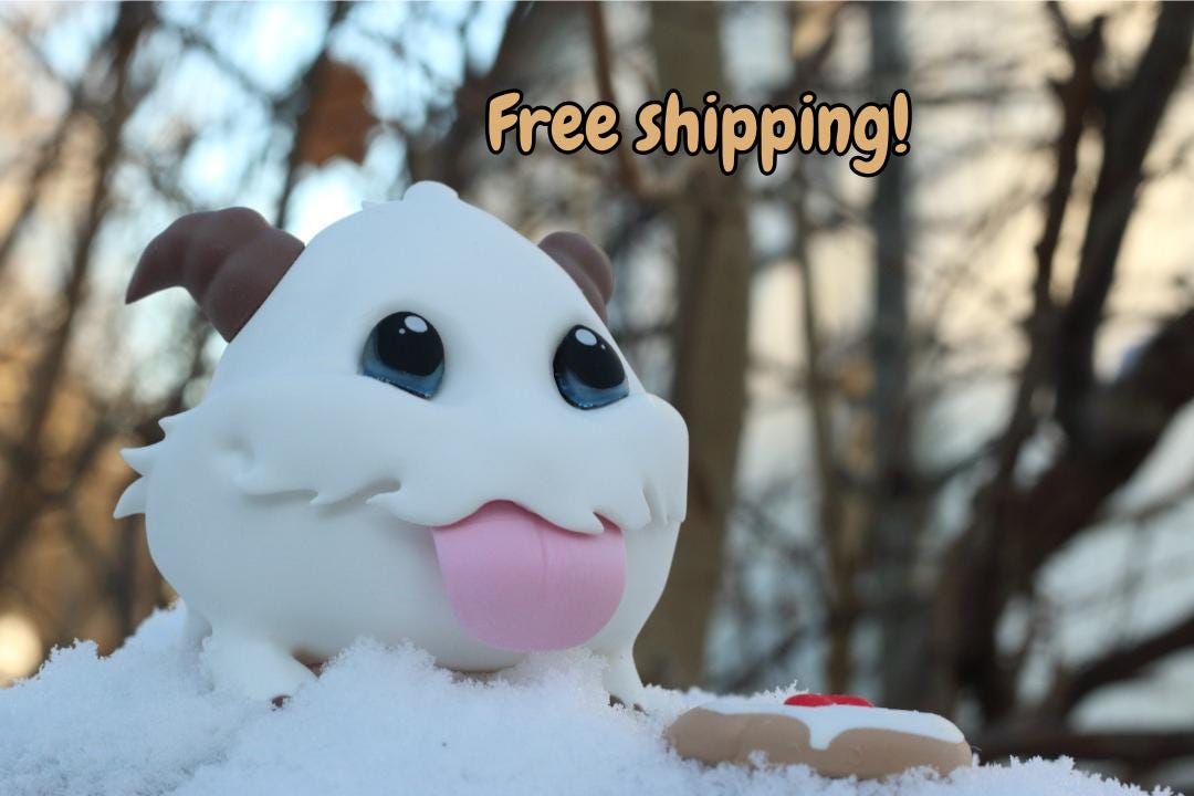 3D Printed Poro | League of Legends and Arcane Replica | Poro-snax Gift ...