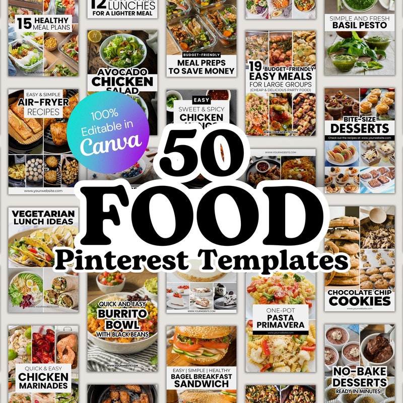 Template Pinterest - Etsy