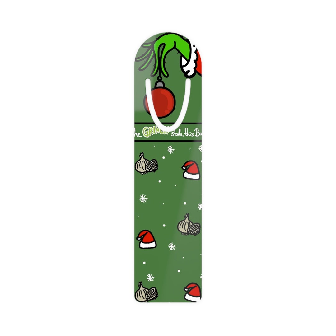 Bookmark the Grinch Theme - Etsy