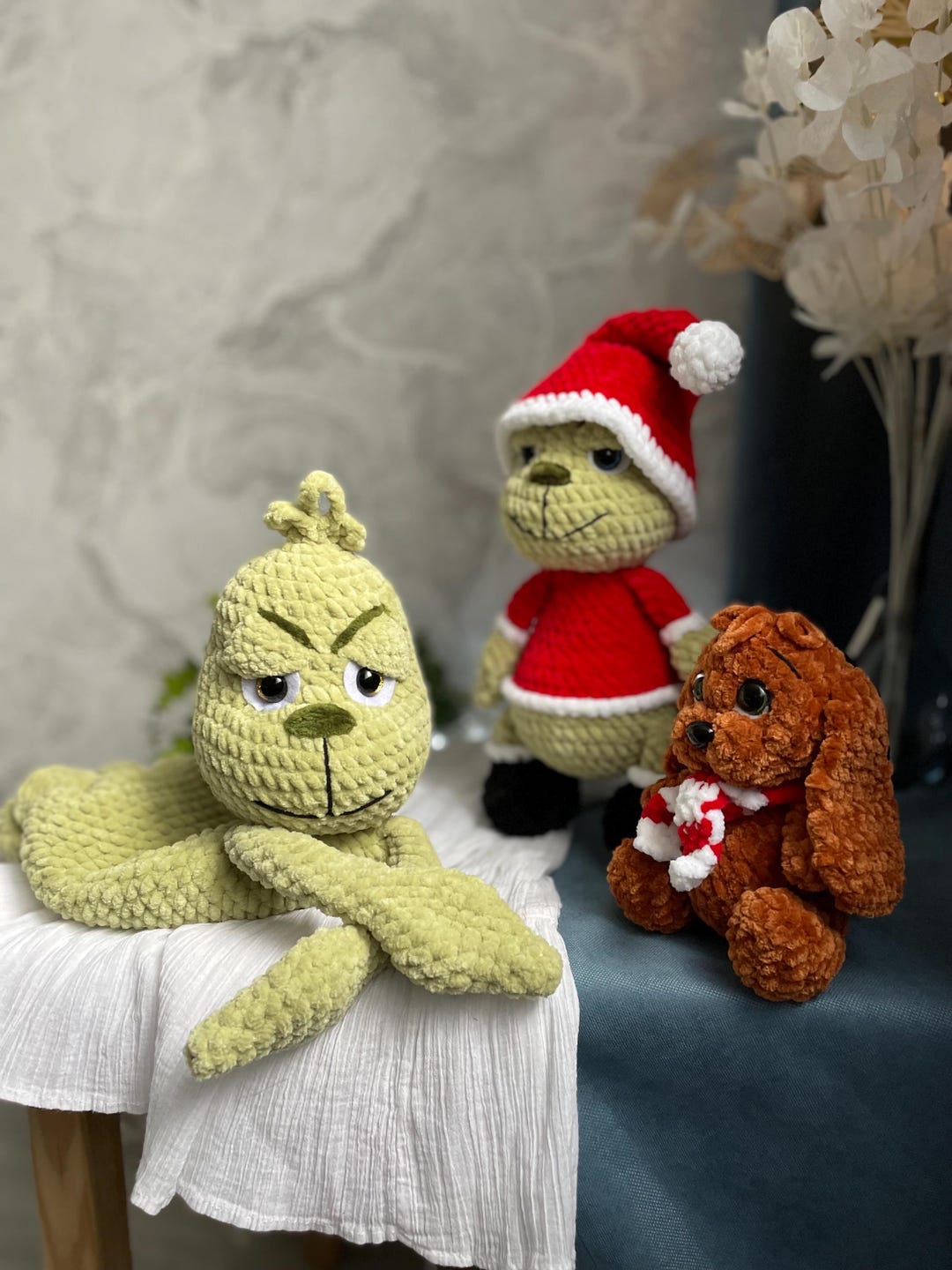 Grinch Toy Comfortery Max Crochet Pattern 3 in 1 Plushies Amigurumi - Etsy