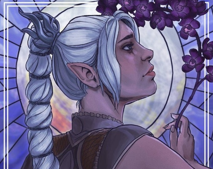The Princess of Darkness: Shadowheart Baldur's Gate 3 8x10 and 5x7 Art ...