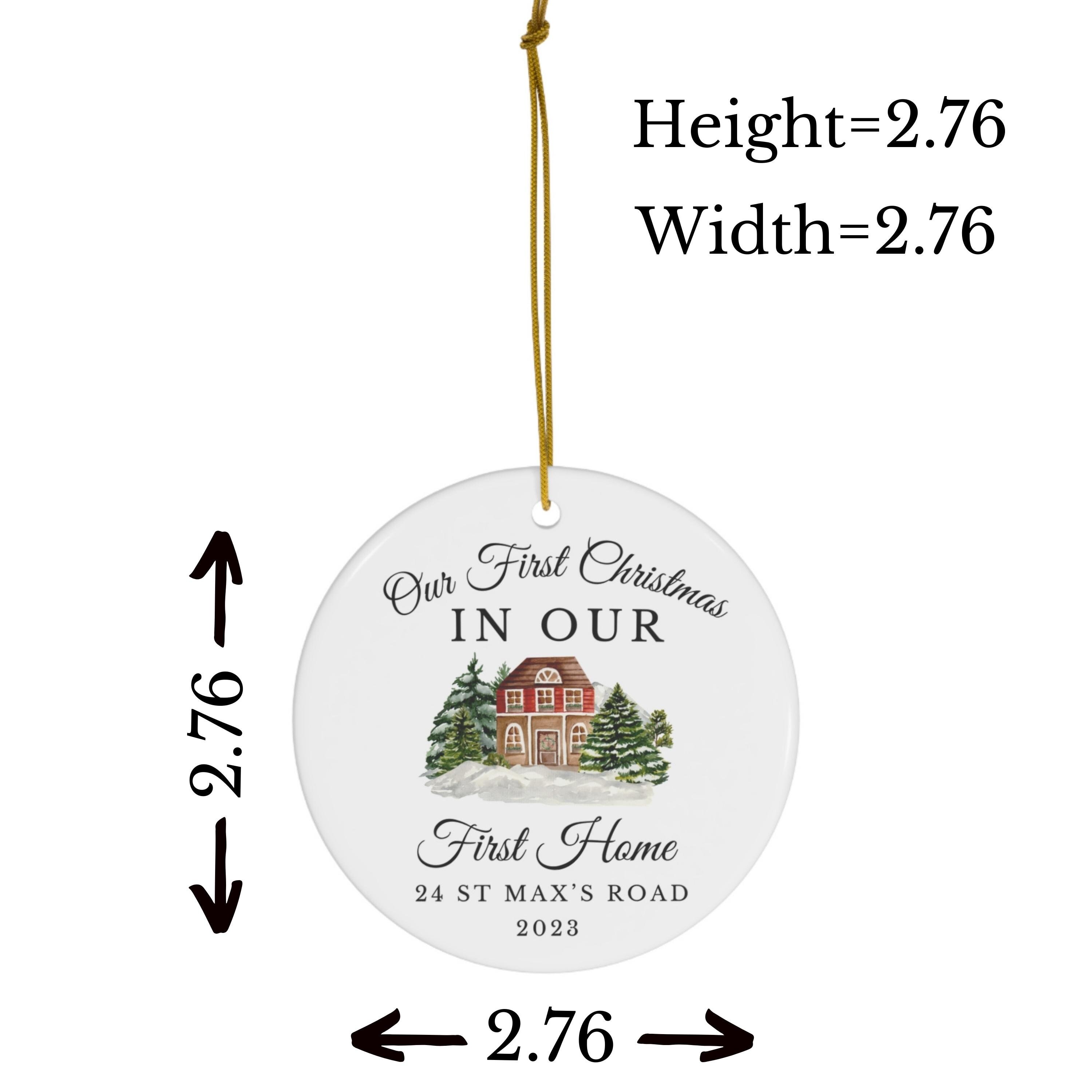 First Christmas in First Home Christmas Ornament Gift for - Etsy Australia