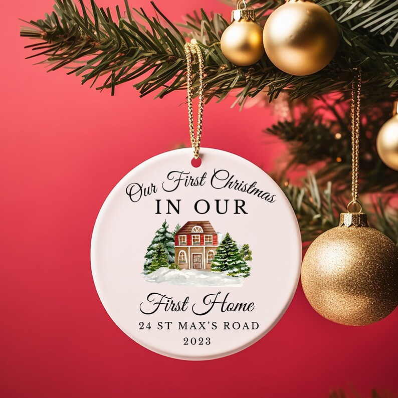 First Christmas in First Home Christmas Ornament Gift for - Etsy Australia