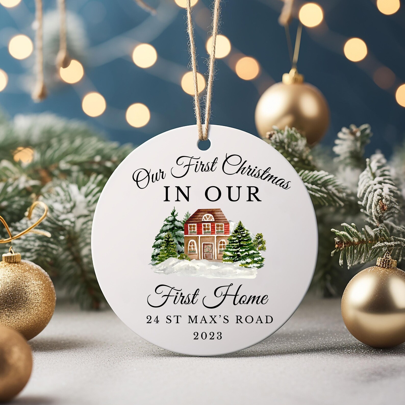 First Christmas in First Home Christmas Ornament Gift for - Etsy Australia