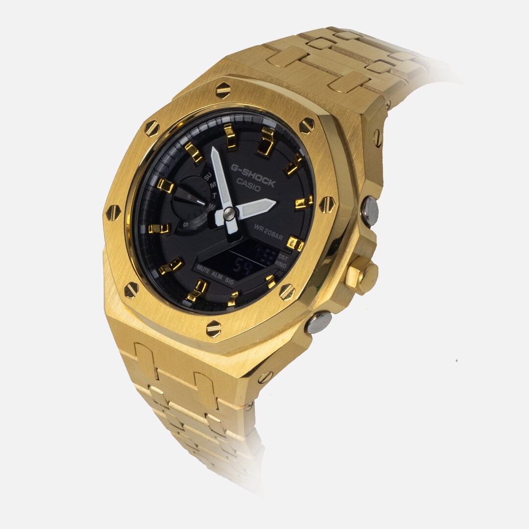 Casio G-shock GOLD GA-2100 Custom Casioak Mod - Etsy