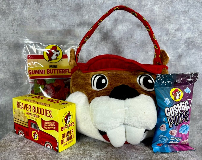 Buc-ees Plush Easter Beaver Basket With Popular Candy Gift Set. (ideal ...