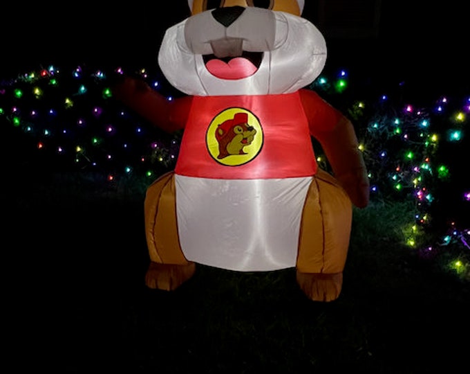 Buc-ee's 6ft Inflatable Christmas Santa Beaver. Christmas Yard ...