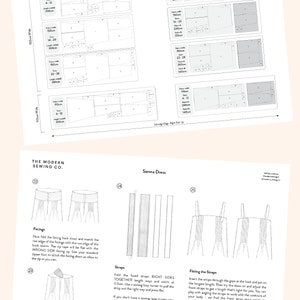 Sienna Dress PDF Sewing Pattern: Summer Occasion, Uk 4-28, US 0-24, EU ...