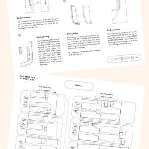 Daphne Trousers, PDF Sewing Pattern, UK Size 4-28 - Etsy