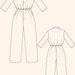 Jesse Jumpsuit, PDF Sewing Pattern, UK Size 4-28 - Etsy