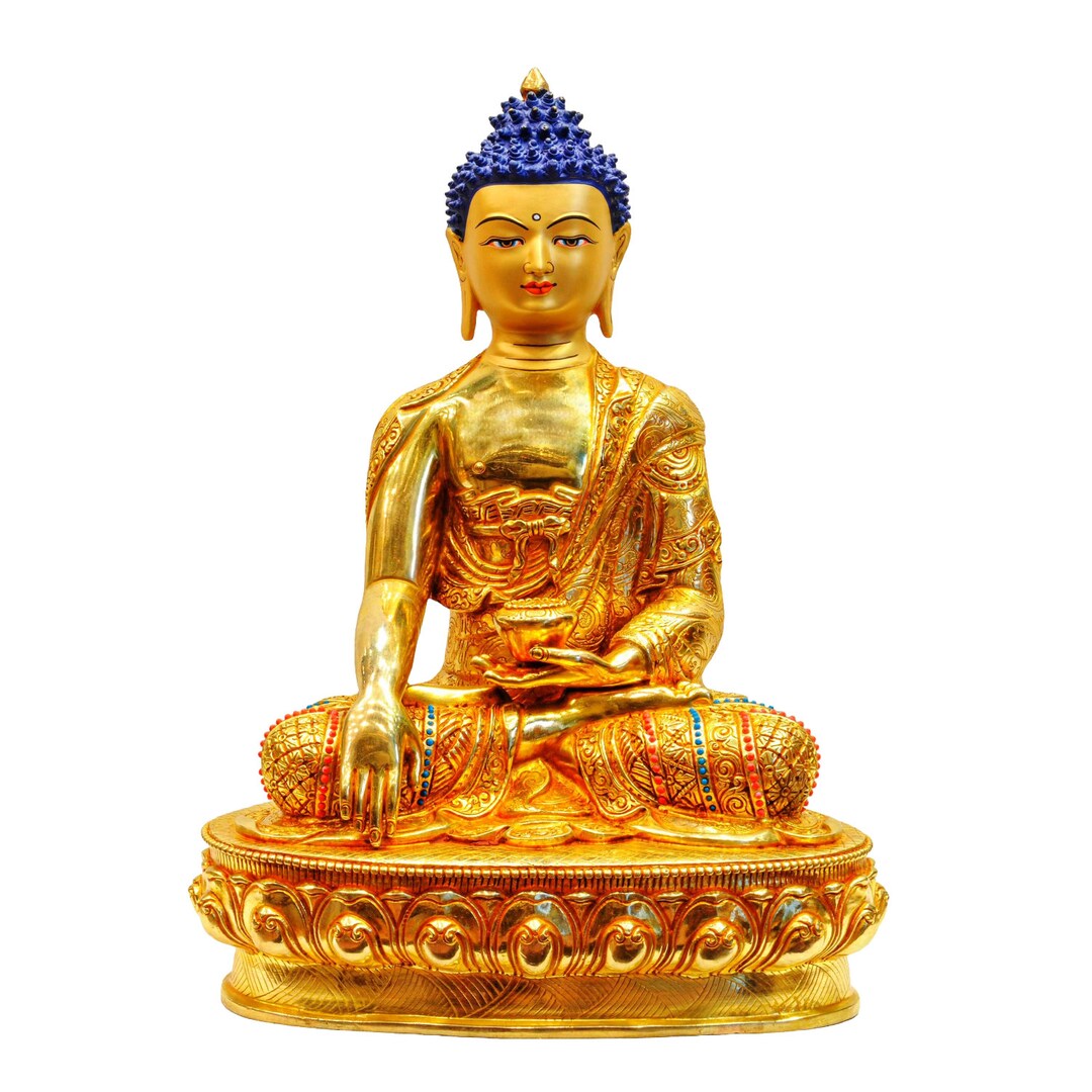 Shakyamuni Buddha Statue Handcrafted Spiritual Sculpture for Home Decor ...