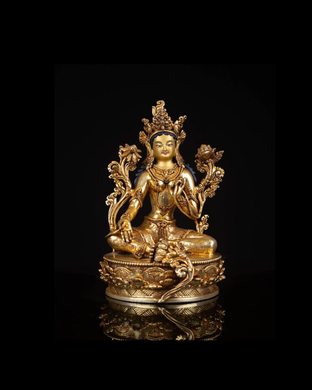 Green Tara Maa Statue | Handcrafted Spiritual Elegance | Sacred ...