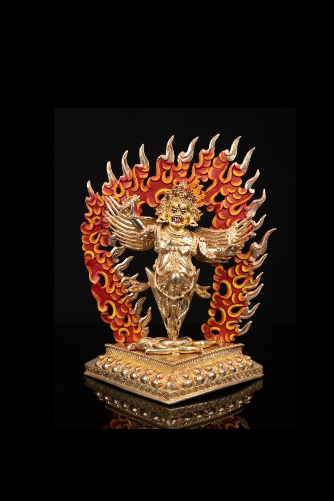 Vajra Garuda Statue | Handcrafted Tibetan Guardian Deity | Brings ...