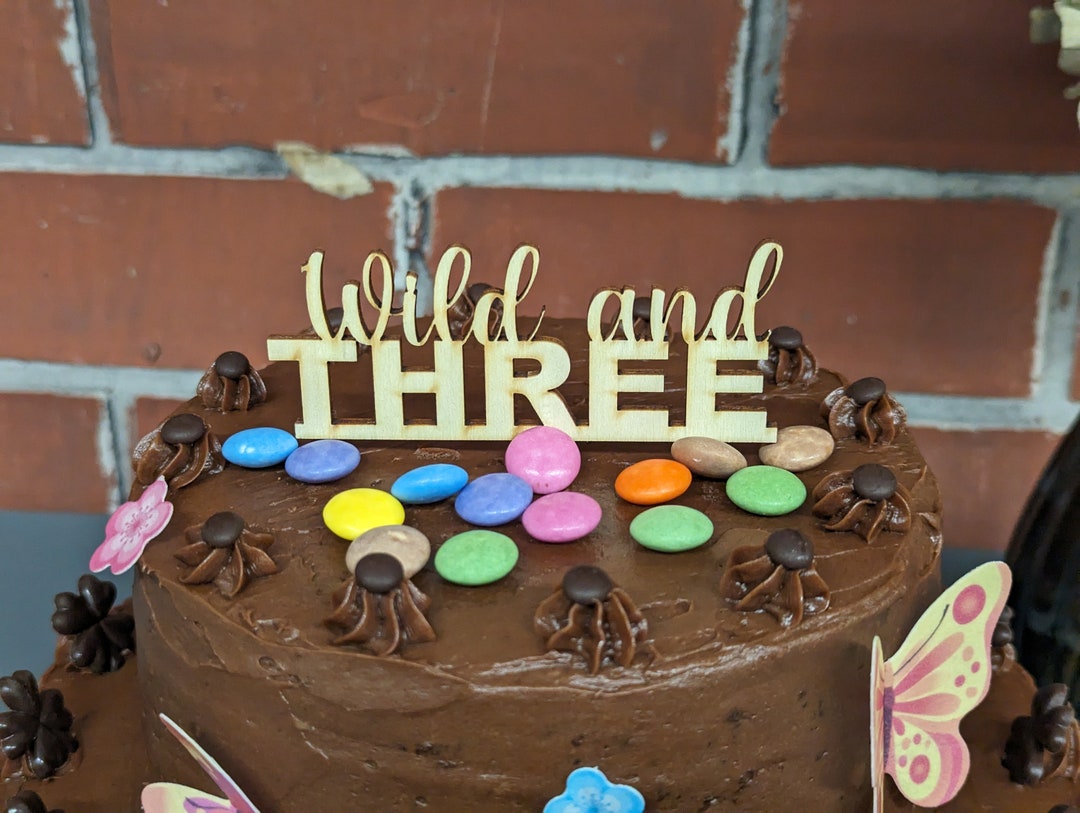 Cake Topper Third Birthday / Cake Topper Children's Birthday / Cake ...