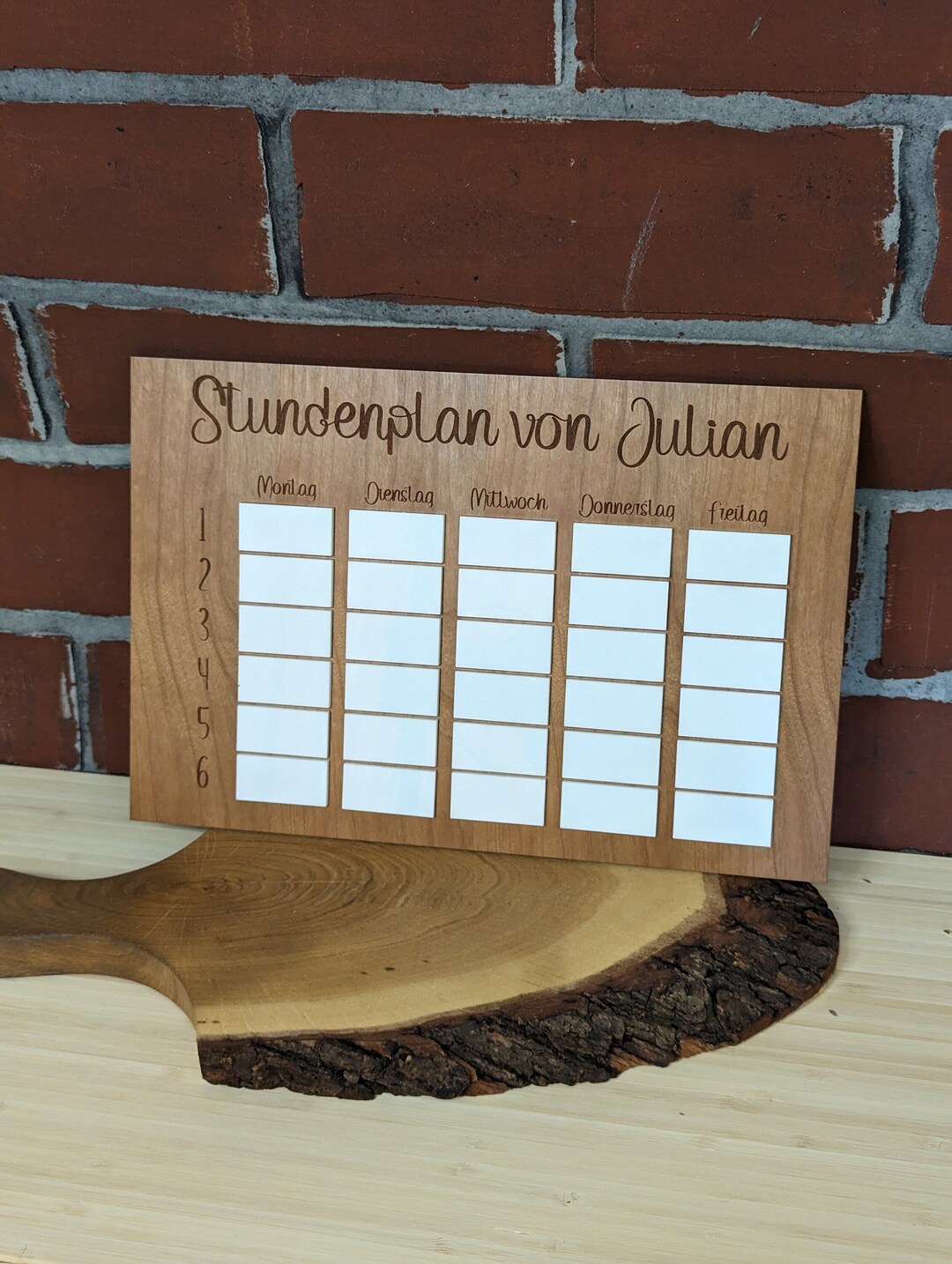 Personalized Timetable Reusable Wooden Timetable Writable Timetable - Etsy