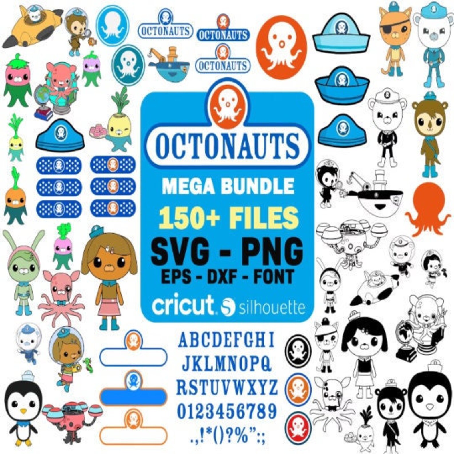 Octanauts Svg Bundle, High Quality Octanauts Png, Octonauts Birthday ...