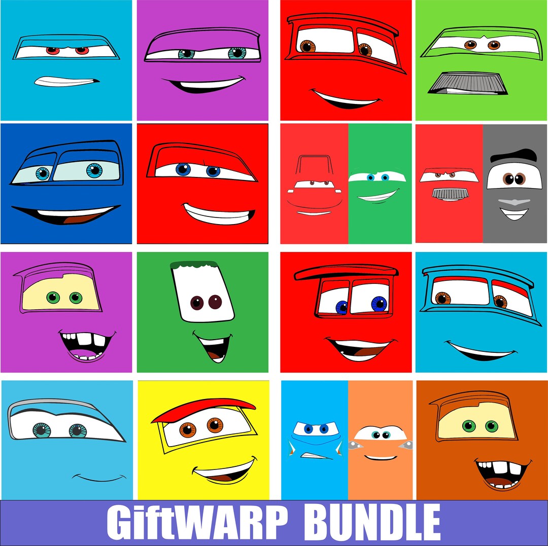 Cars Face Svg Cars Png Cars Face Svg Lightning Mcqueen Svg - Etsy Australia