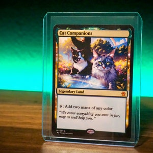 Custom Magic the Gathering (MTG) Styled Cards (standard & Foil) - Etsy