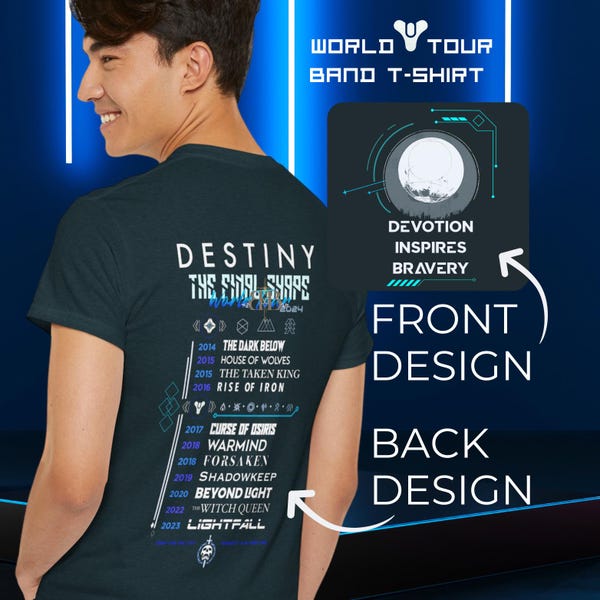 Destiny 2 Shirt - Etsy