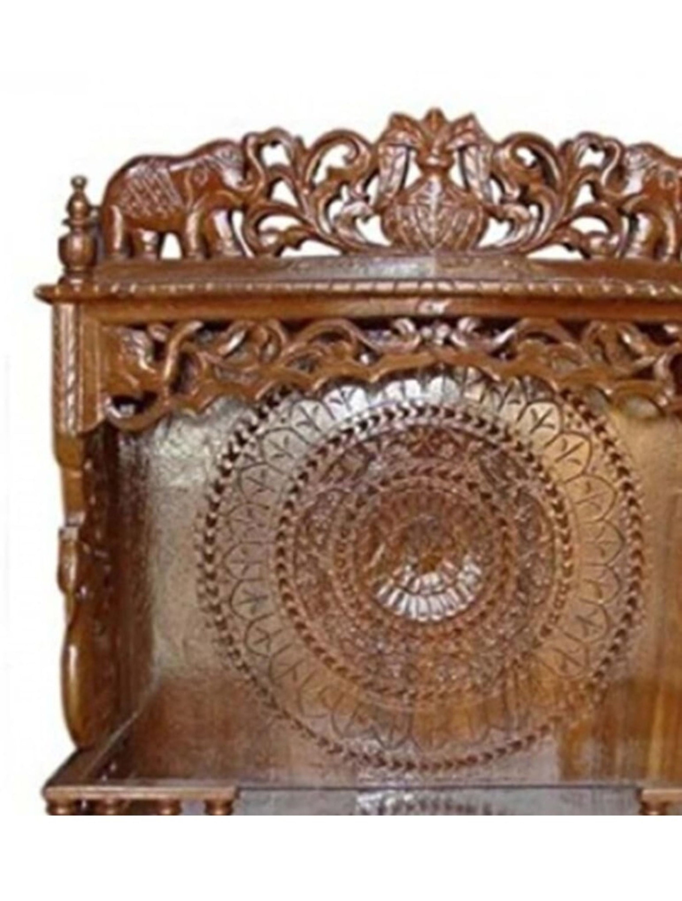 Wooden Home Temple Pooja Mandir for Home Teak Wood Temple - Etsy