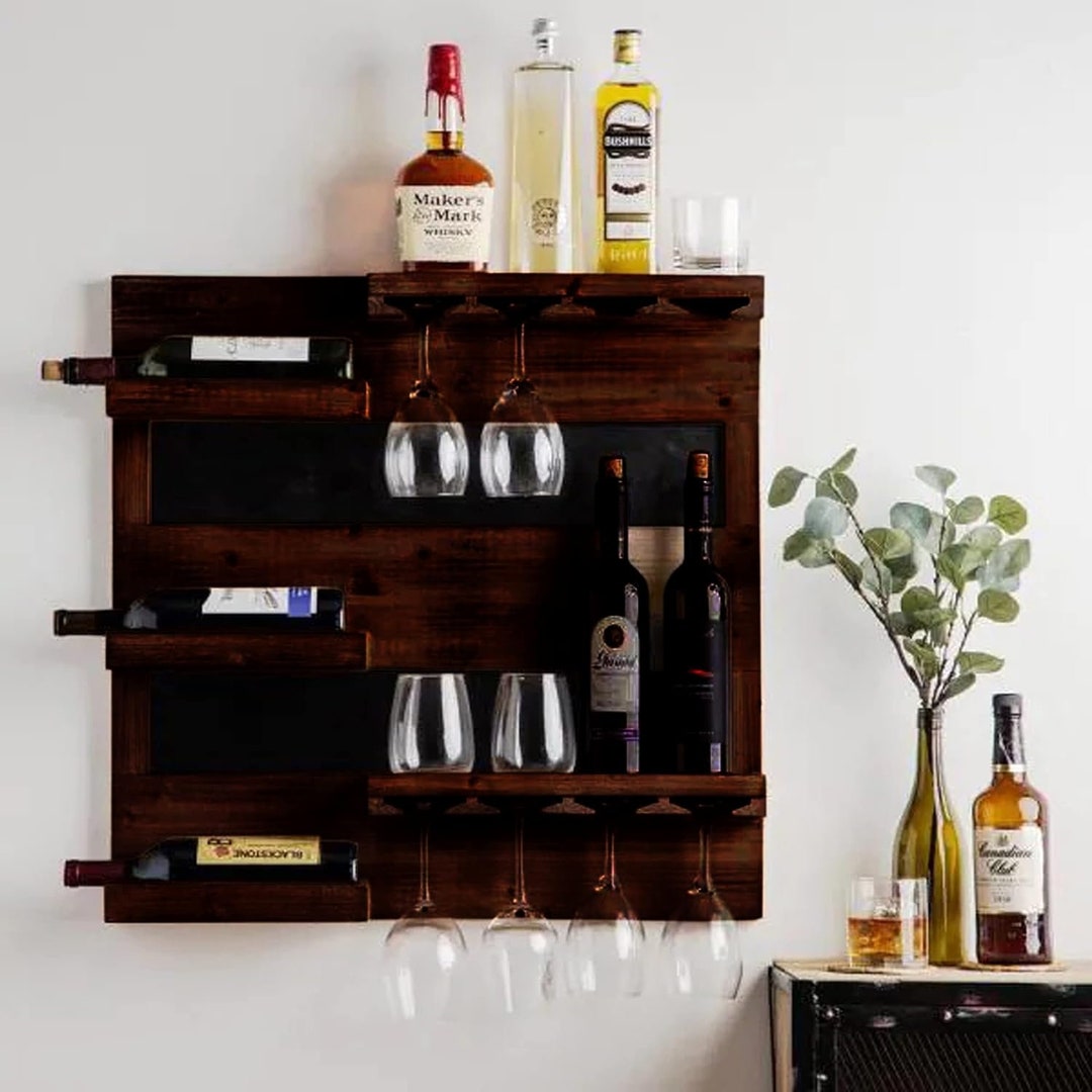 Home Bar Furniture Wine Racks for Home Sheesham Wood Wine - Etsy