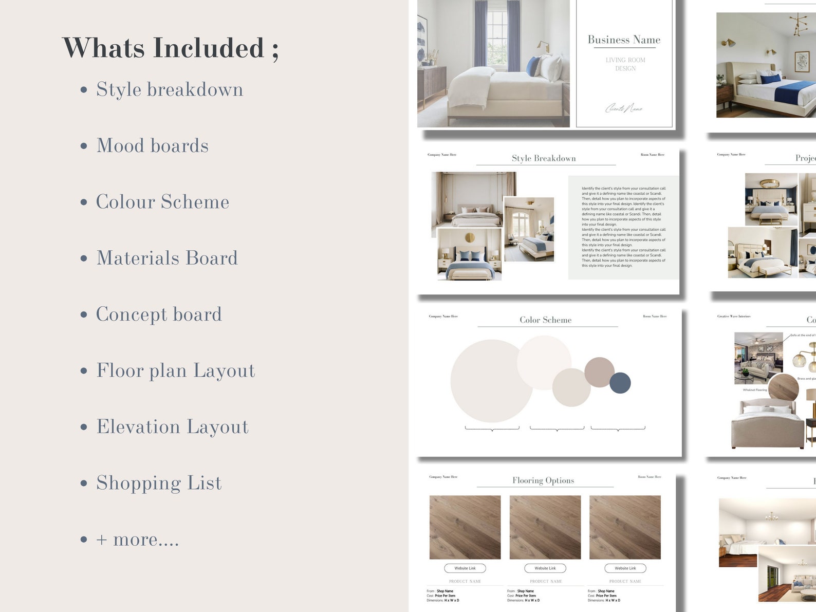 Professional Interior Design Presentation | Design Project Proposal Template | Presentation ...