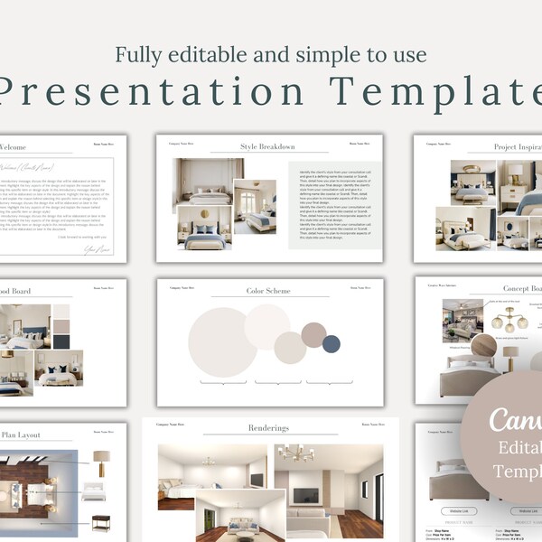 Professional Interior Design Presentation Design Project Proposal ...